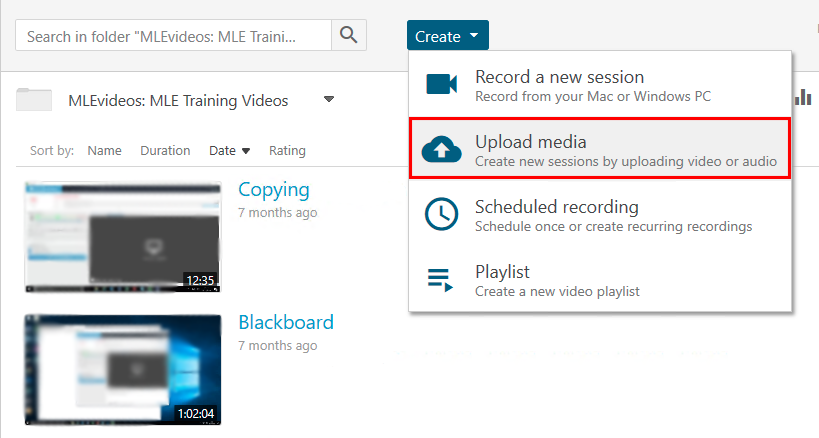 How Do I Upload A Video On My Computer To Panopto Blackboard OLD ELearning Support And 