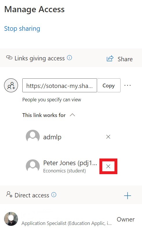 Microsoft 365 How To Stop Sharing OneDrive Files And Folders ELearning Support And Resources